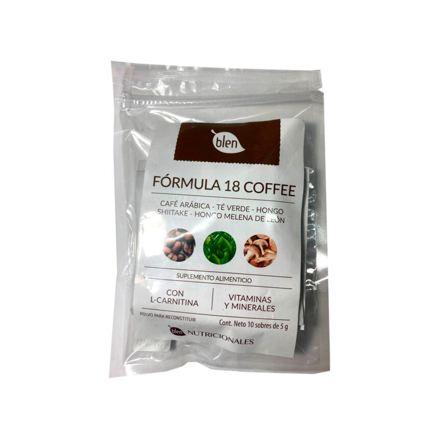 Fórmula 18 Coffee 5 gr (Paquete) | Tienda Blen