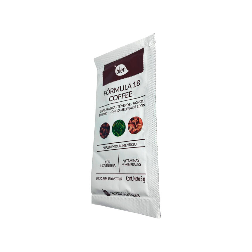 Fórmula 18 Coffee 5 gr (Paquete) | Tienda Blen