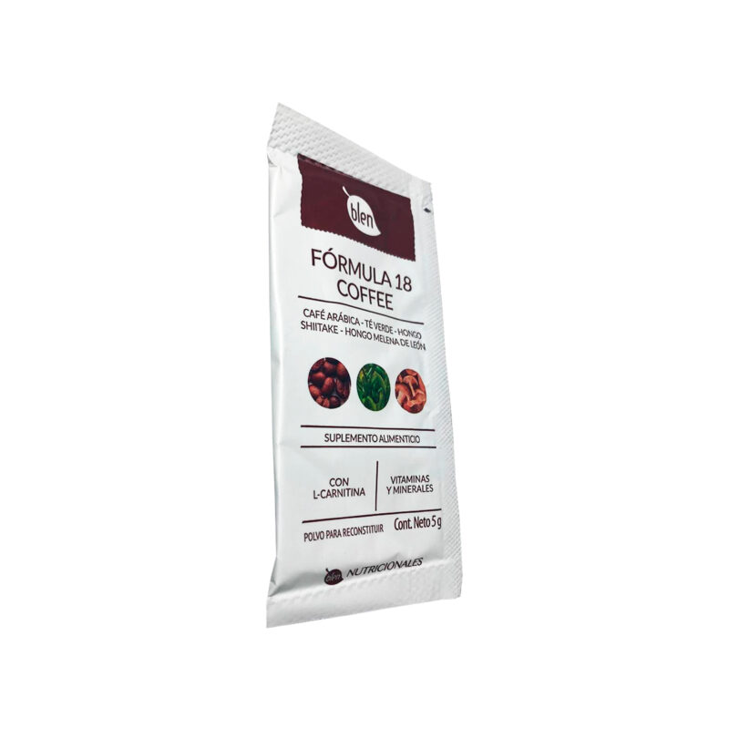 Fórmula 18 Coffee 5 gr (Paquete) | Tienda Blen